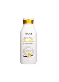 HEINRICH HAGNER GmbH & Co evita Golden Vanilla Bath & Shower Gel, Verwöhnendes Duscherlebnis mit dem verführerisch warmen Duft nach Vanille., 0,5 Liter - Flasche