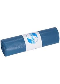 EMIL DEISS KG (GmbH + Co.) DEISS PREMIUM Abfallsack 35 Liter blau, ca. 500 g/ Rolle, Typ 60, Umweltschonend hergestellte Abfallsäcke, Recycling-LDPE, (B x L): 480 x 650 mm, 1 Rolle = 25 Säcke
