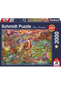 Schmidt Spiele Puzzle Schatz der Drachen 2000 Teile