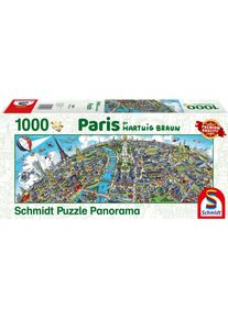 Schmidt Spiele Puzzle Stadtbild Paris 1000 Teile