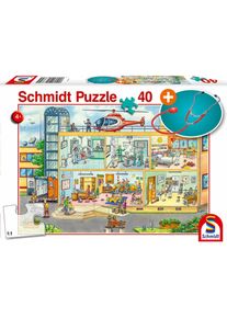 Schmidt Spiele Puzzle Kinderkrankenhaus + Stethoskop + AddOn 40 Teile