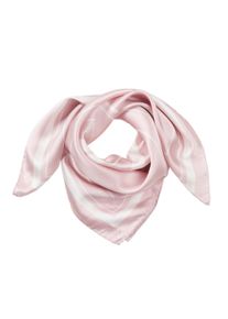 Madeleine Mode MADELEINE Seide Seidentuch mit Logo-Print Damen rosa/weiß / rosa weiß