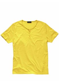 Mey & Edlich Herren Shirt Feierabend-Pyjamashirt gelb 46, 48, 50, 52, 54, 56