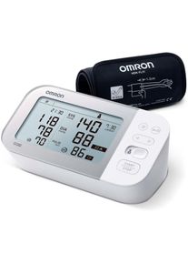 Omron Oberarm-Blutdruckmessgerät X7 Smart, silberfarben|weiß