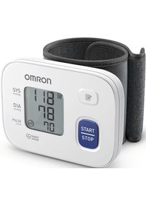 Omron Handgelenk-Blutdruckmessgerät RS1 (HEM-6160-E), für zu Hause und unterwegs, weiß