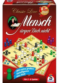 Schmidt Spiele Spiel, Classic Line, Mensch ärgere Dich nicht®, mit großen Spielfiguren, Made in Germany, bunt