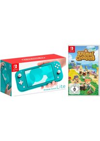 Nintendo Switch Lite, inkl. Animal Crossing, blau
