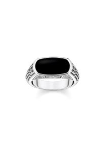 Thomas Sabo Ring mit schwarzem Onyx Silber
