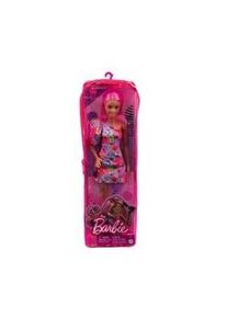 Mattel Barbie Fashionistas Puppe im schulterfreien Blumenkleid (Beinprothese)