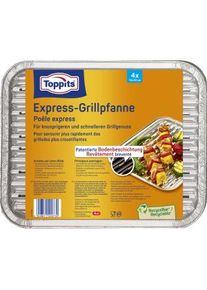 Toppits ® Hot Grill Pfannen, Format 22 x 28 cm, 1 Packung = 4 Stück