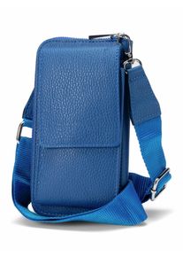 Walbusch Damen Leder Handy Portemonnaie Jeansblau
