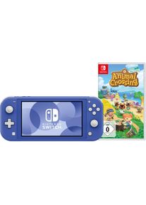 Nintendo Switch Lite Blau + Animal Crossing New Horizons