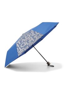Tom Tailor Unisex Basic Regenschirm mit Textprint, blau, Motivprint, Gr. ONESIZE