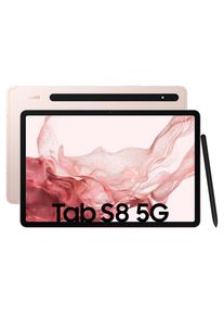 Samsung GALAXY Tab S8 X706B 5G 128GB pink gold Android 12.0 Tablet