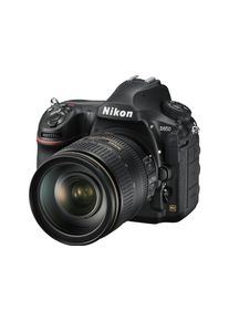Nikon D850 Kit Spiegelreflexkamera, 45,7 Megapixel, 24-120 mm Objektiv (AF-S, ED, VC), Touchscreen Display, WLAN, Schwarz