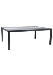 Stern Tisch Aluminium 200x140 cm mit Tischplatte Silverstar 2.0, 3-geteilt