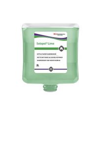SC Johnson Professional GmbH Solopol® LIME Handreiniger, Sanfter und effektiver Handreiniger für mittelstarke Verschmutzungen, 2000 ml - Kartusche (1 Karton = 4 Kartuschen)