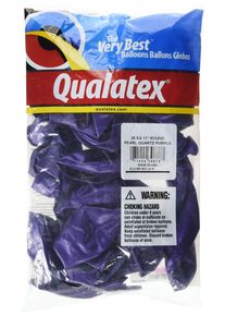 Qualatex 39878 25 Stück Perlen-Latex Ballon, Quarz Violett, 11"