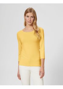 Madeleine Mode MADELEINE Shirt mit U-Boot-Ausschnitt Damen gelb / gelb