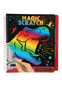 Depesche 10833 Malbuch Mini Magic Scratch Book, Dino World
