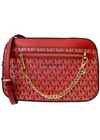 Michael Kors Tasche I Damen I Henkeltasche I Crossbody I Rot-Gold I 25x15x6cm (BxHxT) MK Logo I Leder I Women Bag