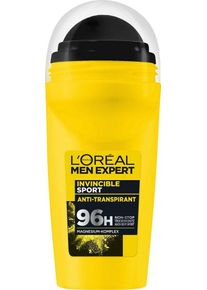 L'Oréal L'ORÉAL PARIS MEN EXPERT Deo-Roller Invincible Sport Anti-Transpirant, Zuverlässiger Deo Schutz beim Sport, gelb