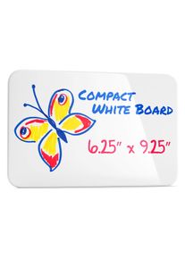 Kleines Whiteboard – kompaktes und langlebiges Whiteboard – Mini-Whiteboard für Schreibtisch oder Kinder trocken abwischbar