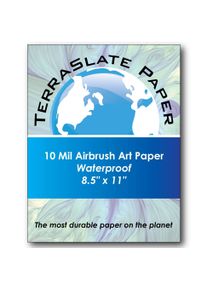TerraSlate Papier 10 Mil 21,6 x 27,9 cm, 25 Blatt