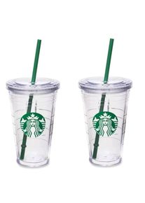 Starbucks Grande Thermobecher, doppelwandig, Acryl, 473 ml, 2 Stück