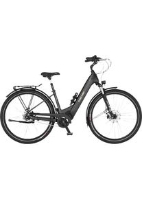Fischer Cita 7.0I Citybike (Laufradgröße: 28 Zoll, Rahmenhöhe: 50 cm, Damen-Rad, 630 Wh, Schiefergrau)