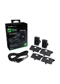 pdp LLC Gaming Play & Charge Kit, Zubehör für Xbox-Serie X S, Schwarz