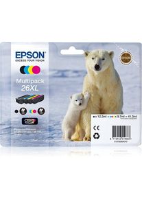 Epson Epson Polar bear Multipack 4 Farben 26XL Claria Premium Ink Tintenpatrone