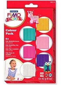 Staedtler Glorex FIMO kids Colour Pack Girlie 6 x 42 g
