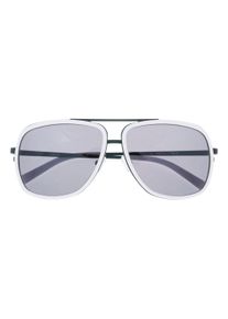 Madeleine Mode MADELEINE Sonnenbrille im Pilotenstil Damen weiß/schwarz / schwarz weiß