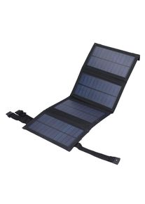 Faltbares Solarpanel, 20W USB-Solarpanel, Polykristalline Solarzellen Tragbarer Solarpanel Laderegler Solarpanel Kit für Outdoor/Kraftwerke/Camping/RV Generatoren/Smartphone(#1)