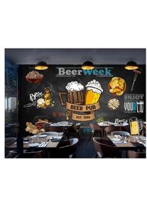 BESTOTTAM Kreative und personalisierte handbemalte Tafel zum Braten von Bier zum Braten - 300 cm x 210 cm