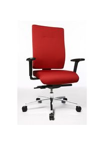 Topstar Bürodrehstuhl PROFI STAR 15, ergonomische Rückenlehne, rot