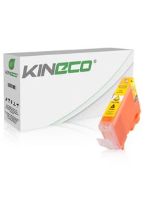 Kineco Tintenpatrone kompatibel zu Canon BCI-6Y 4708A002 XL Yellow