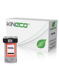 Kineco Tintenpatrone kompatibel zu Canon PG-50 HC 0616B001 XL Schwarz