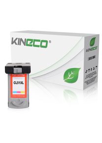 Kineco Tintenpatrone kompatibel zu Canon CL-51 0618B001 XL Color