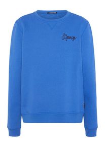 Chiemsee Sweatshirt Jungen Baumwolle blau bedruckt