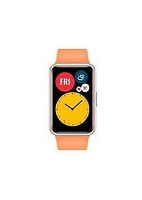 Huawei Fit Smartwatch Roségold Gehäusefarbe 46 × 30 × 10.7 mm Gehäusegröße Cantaloupe Orange Armbandfarbe