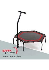 Peak Power Hexagon Fitness-Trampolin ZY331100000356 Schwarz, Rot