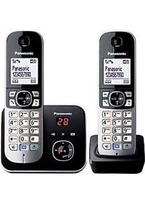Panasonic DECT Telefon KX-TG6822GB Schwarz, Silber Schnurlos
