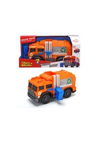 DICKIE TOYS – Recycle Truck – 30cm großes Müllauto mit beweglicher Tonne, Licht und Sound, für Kinder ab 3 Jahren, Müllabfuhr Spielzeugauto