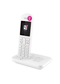 Telekom Telefon schnurlos Sinus A12 mit Anrufbeantworter I Festnetztelefon mit großem Farbdisplay, beleuchtet I DECT Telefon + Basis, kompatibel mit Speedport I beste Klangqualität, inkl. Freisprechen