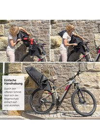 Zamboo Regenschutz für Kinder-Fahrradsitze (passend für Römer, Hamax, Thule etc.) - Schwarz 51038.75423