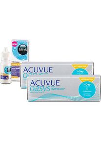 Johnson & Johnson ACUVUE OASYS 1-Day astigmatism (2x30) + blink intensive TRIPLE Action 10ml