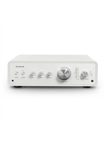 Numan Drive Digital Stereo-Verstärker 2x170W/4x85W RMS AUX/Phono/Coax/Optical-In BT5.0 Fernbedienung Weiß CS12-NUMAN-AMP-WH
