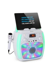 Auna StarMaker Plus Karaoke-Anlage Karaokemaschine Bluetooth USB CD LED-Show RCA FW1810